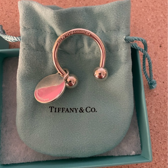 Tiffany & Co. | Accessories | Tiffany Co Sterling Silver Round Keyring ...